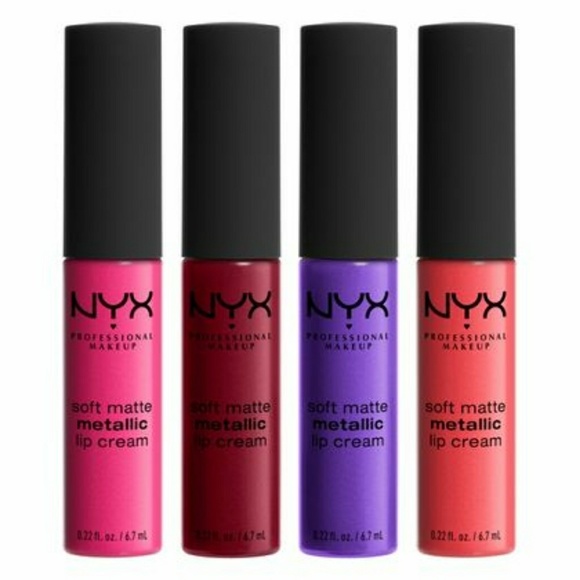NYX | Makeup | Nyx Soft Matte Metallics Lip Cream Rome | Poshmark